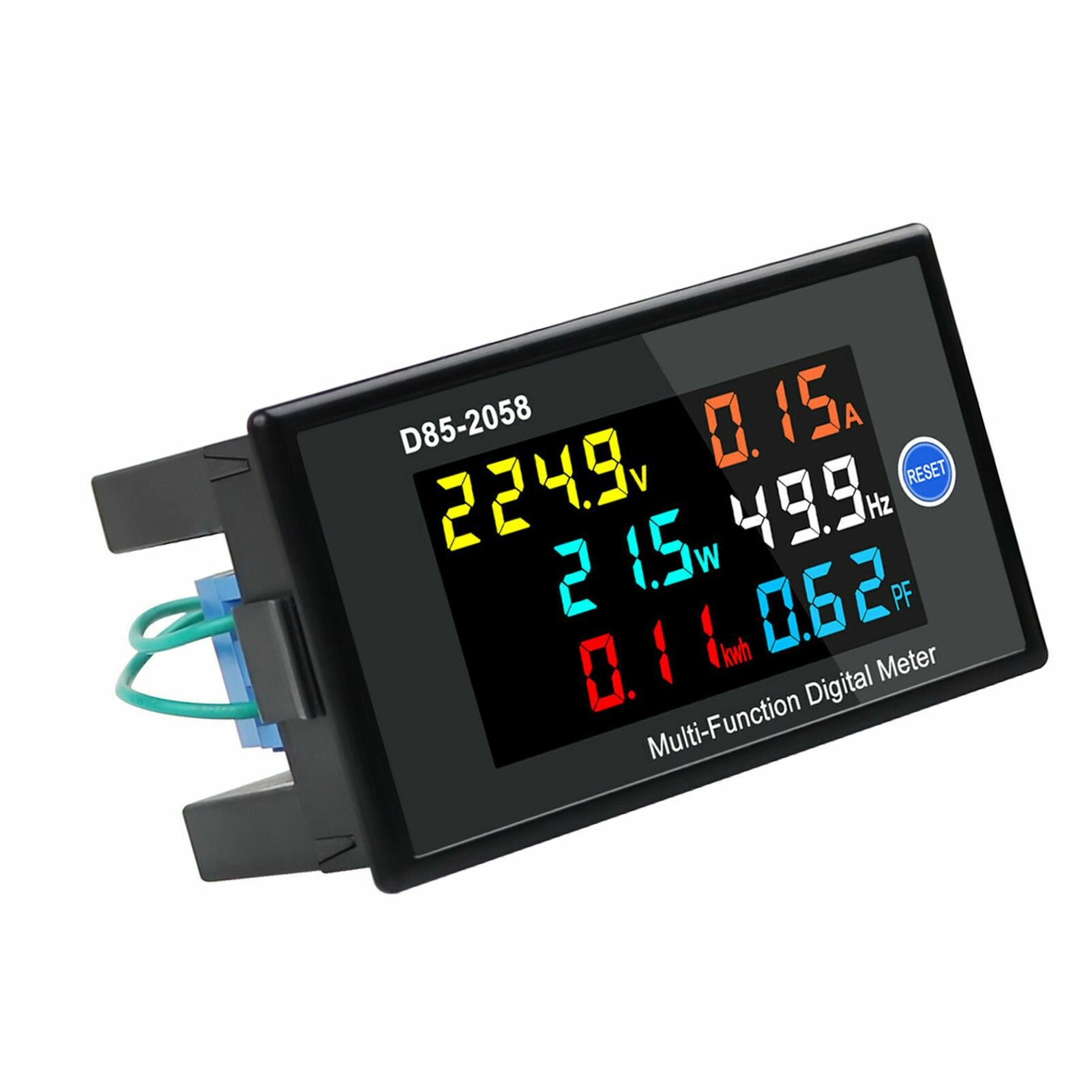 Многофункциональный цифровой измеритель: напряжение, ток, мощность, частота, коэффициент мощности, энергия
