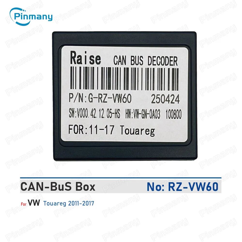 Автомобильный радиоприемник CAN-шины адаптер RZ-VW60 Android головной блок Raise декодер CANBus RZ-VW62 для Volkswagen Touareg 2003 ~ 2017 RZ-VW60