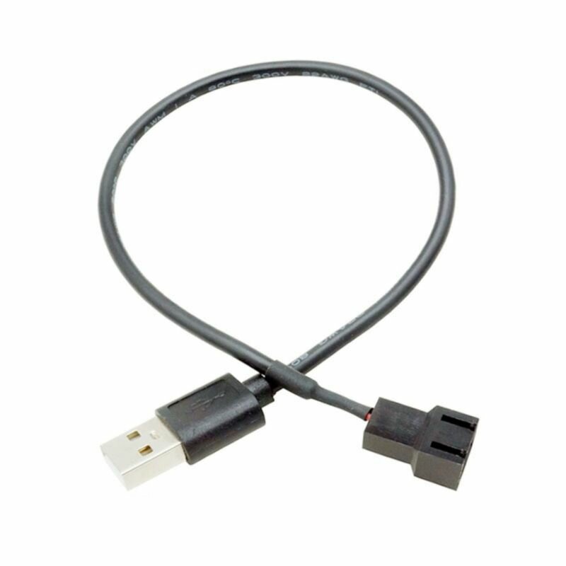 USB-кабель для питания вентилятора ПК, 30cm - Переход от USB к 3Pin
