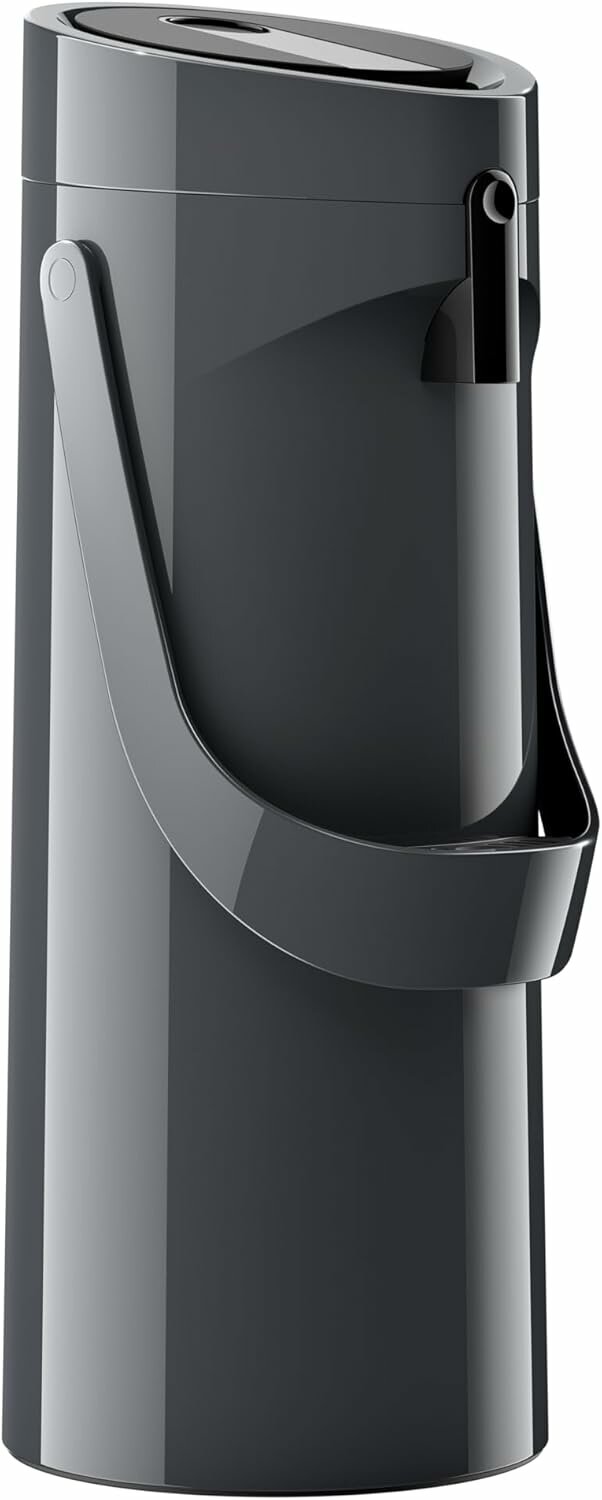 Термос Emsa Ponza 515706 с помпой - 1.9 л из нержавеющей стали, цвет темно-серый