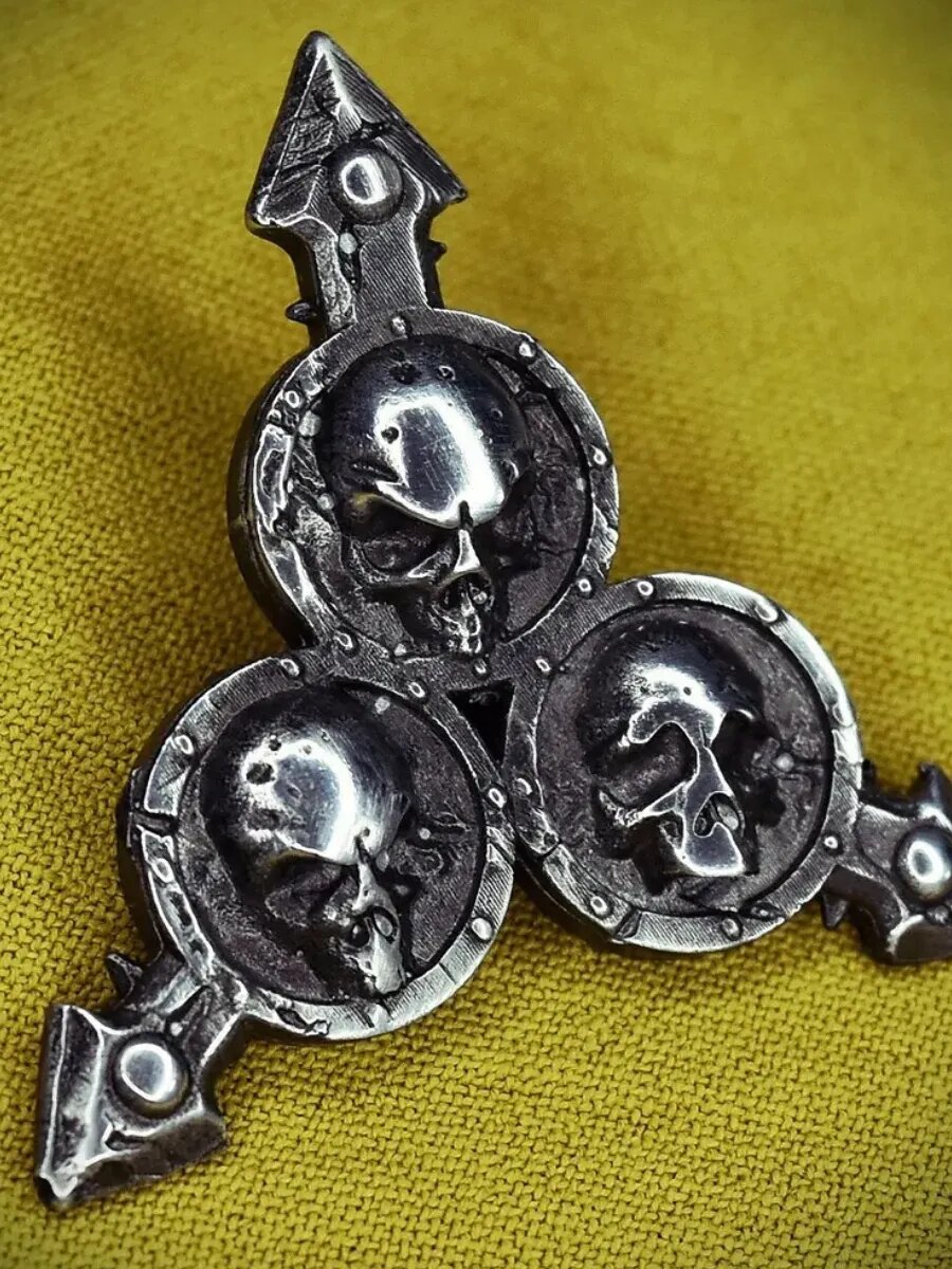 Вархаммер Гвардия Смерти, Death Guard значок Warhammer, 5см