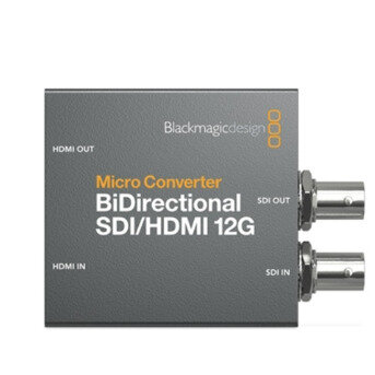 Преобразователь SDI, DVI, компонентное видео, HDMI Blackmagic Micro Converter BiDirectional SDI/HDMI 12G
