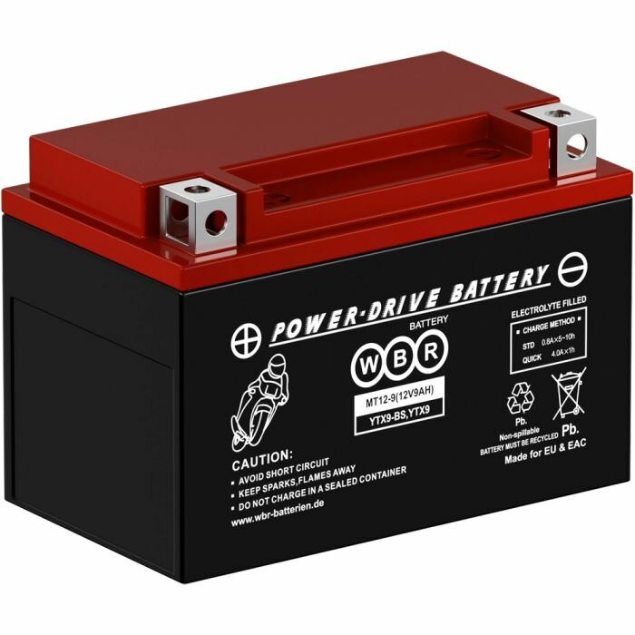 Аккумулятор WBR IMT12-9 (YTX9-BS, YTX9)