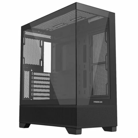 Компьютерный корпус PowerCase Luminous (CLB-LO) черный - Mid Tower, Micro-ATX, Mini-ITX, Standard-ATX, USB 2.0 Type-A