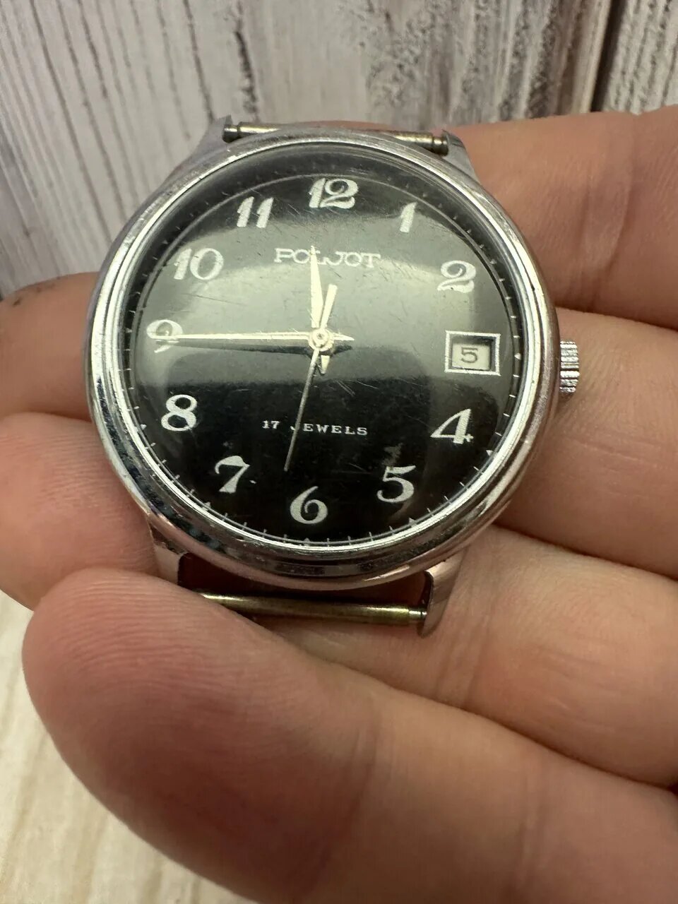 Часы Полёт Механика 17 камней 1960 годы винтаж