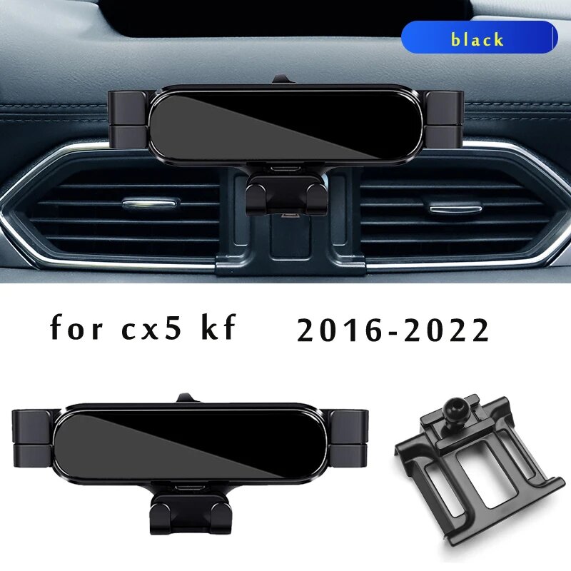 Автомобильный держатель телефона для Mazda CX5 CX 5 KF CX 8 KG 2017 2021 2022, автомобильный Стайлинг, кронштейн, GPS-подставка, вращающаяся поддержка мобильных аксессуаров 2016-2022 CX5 KF