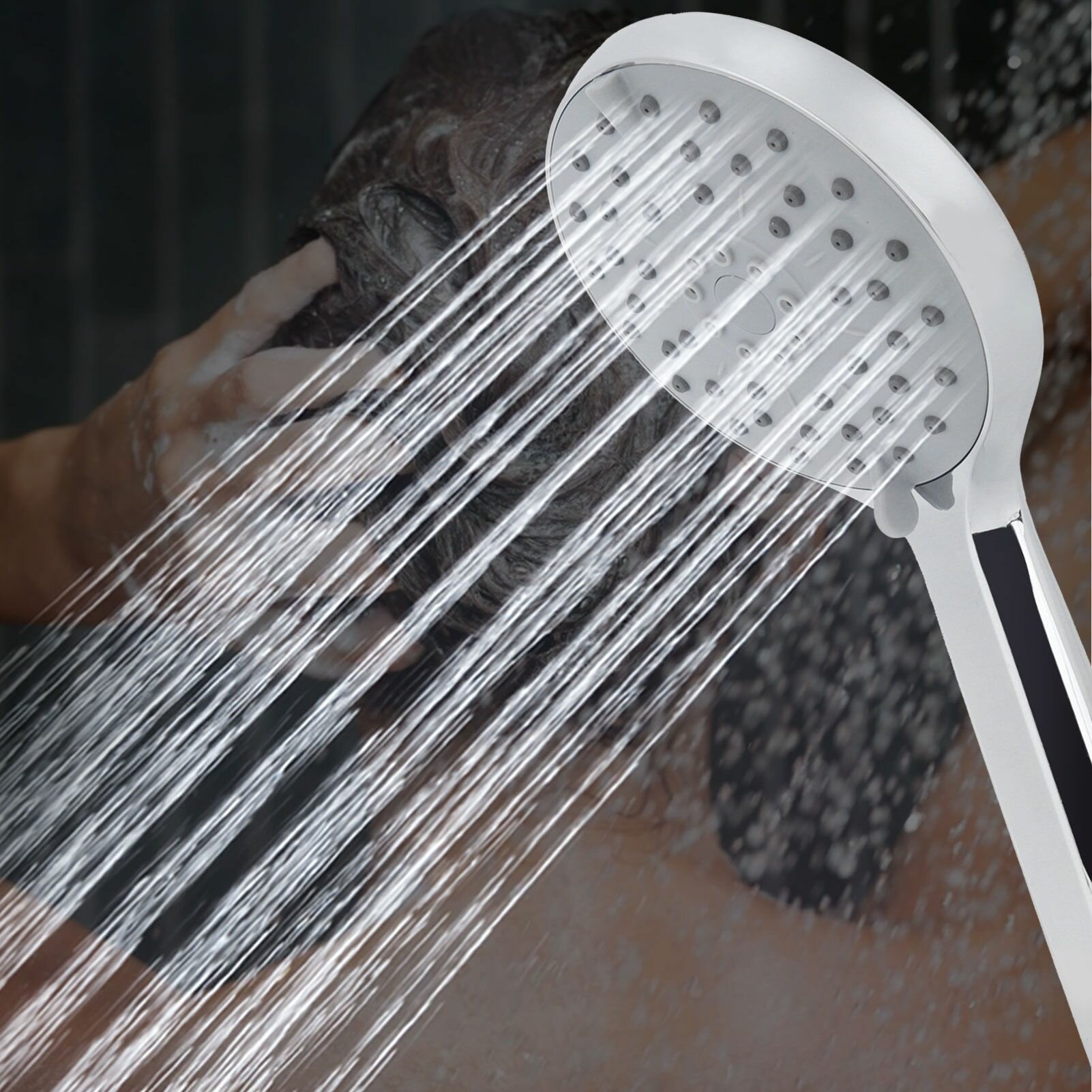 Ручная душевая насадка G1/2 Распылитель дождевого душа высокого давления с 4 режимами струи