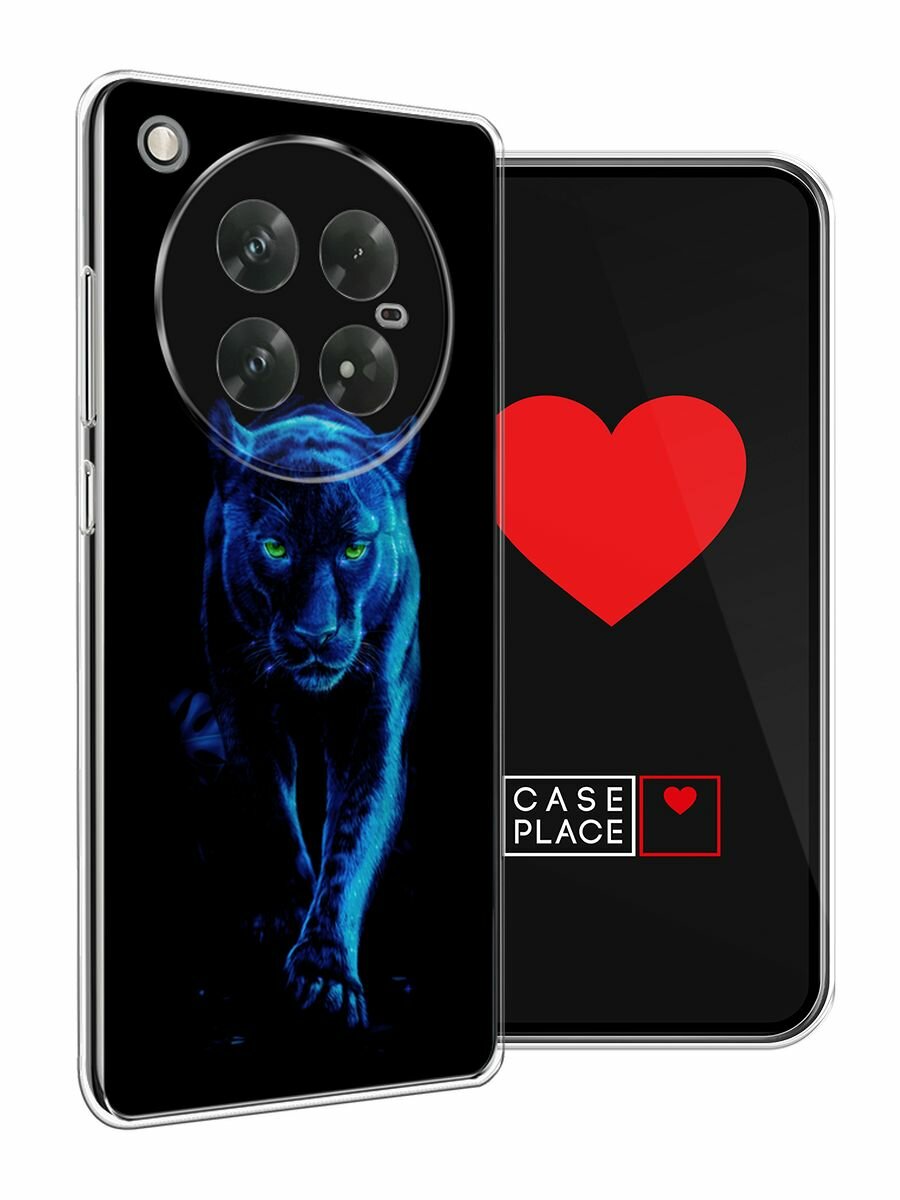 Чехол на Infinix Zero 40 5G / Инфиникс Зеро 40 5G с принтом "Пантера в лунном свете" — фото 1