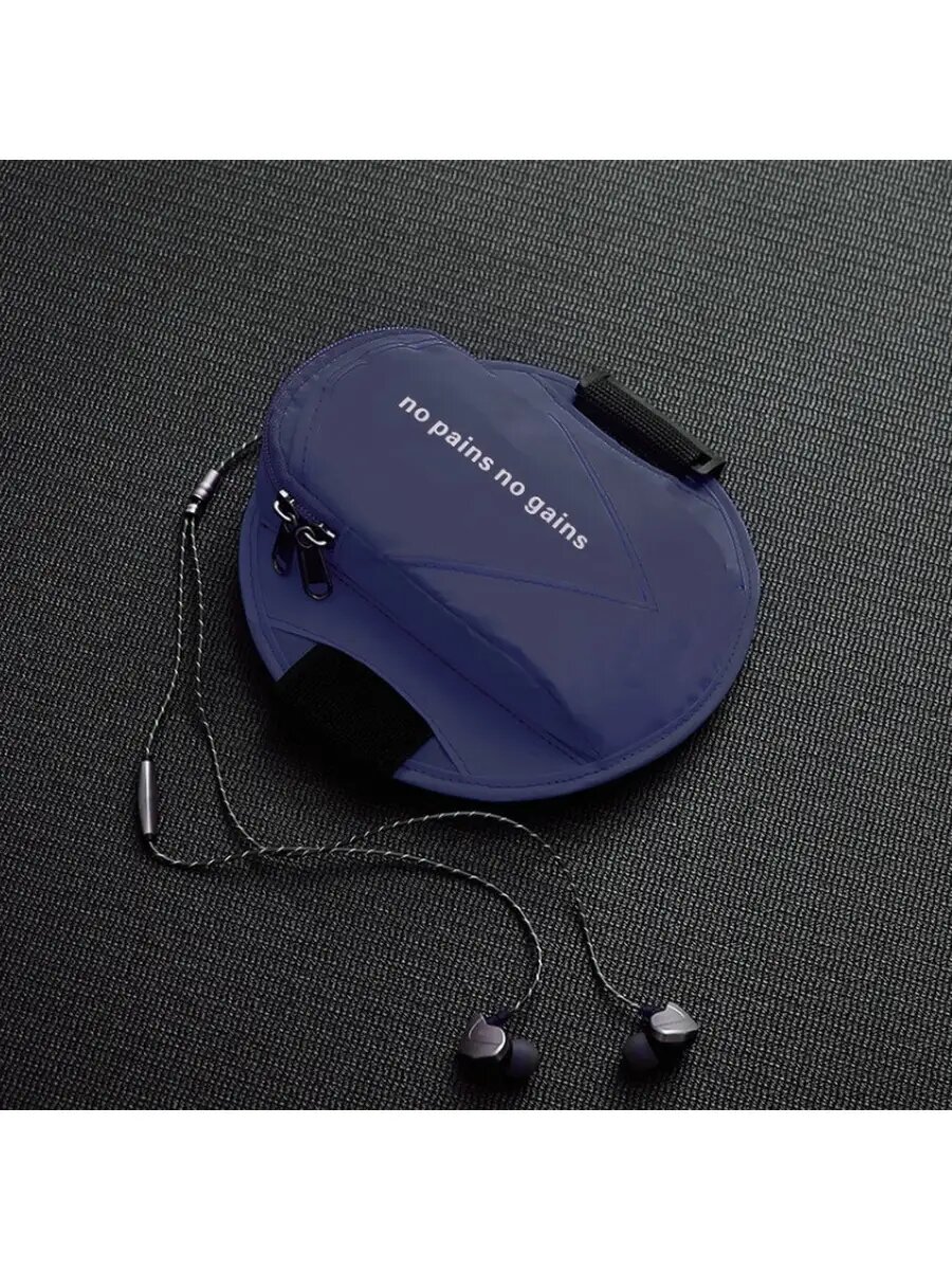 Чехол-сумка, для телефона, синий, влагозащитный, на руку, универсальный