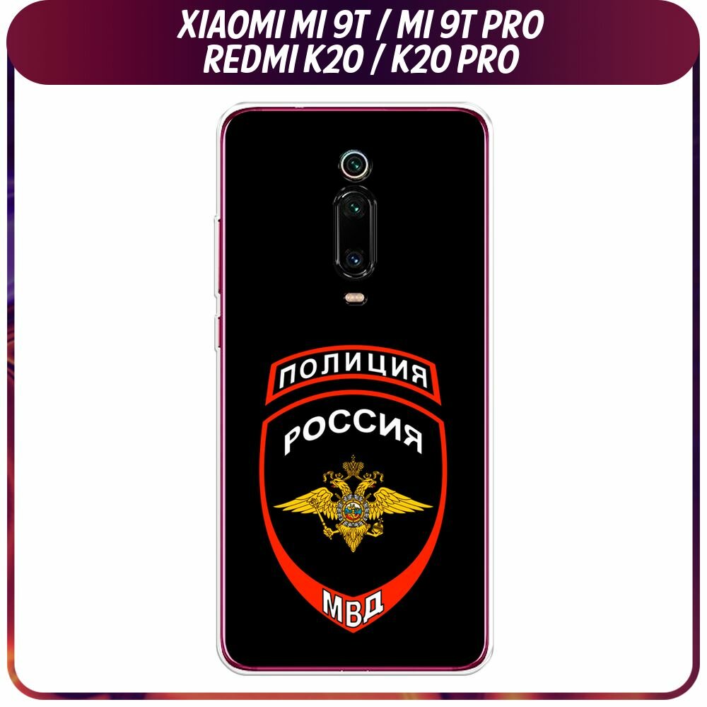 Чехол на Xiaomi Redmi K20/K20 Pro/Mi 9T/9T Pro / Сяоми Редми К20/K20 Pro/Mi 9T/9T Pro с принтом "Эмблема Полиции"