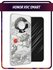 Чехол на Honor X9c Smart / Хонор X9c Смарт с принтом "Драконы и Солнце", прозрач...