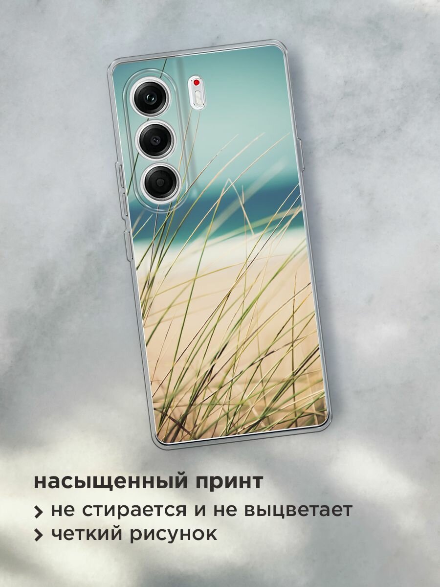 Чехол на Tecno Camon 40 Pro 5G / Текно Камон 40 Про 5G с принтом "Морской пляж" — фото 1
