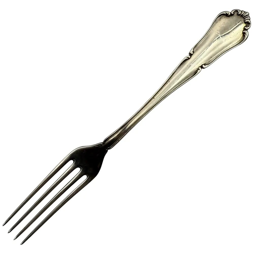 Вилка столовая, 21.5 см, серебро 0.800, 1886-1910 гг. Wilhelm Hulse, Германия