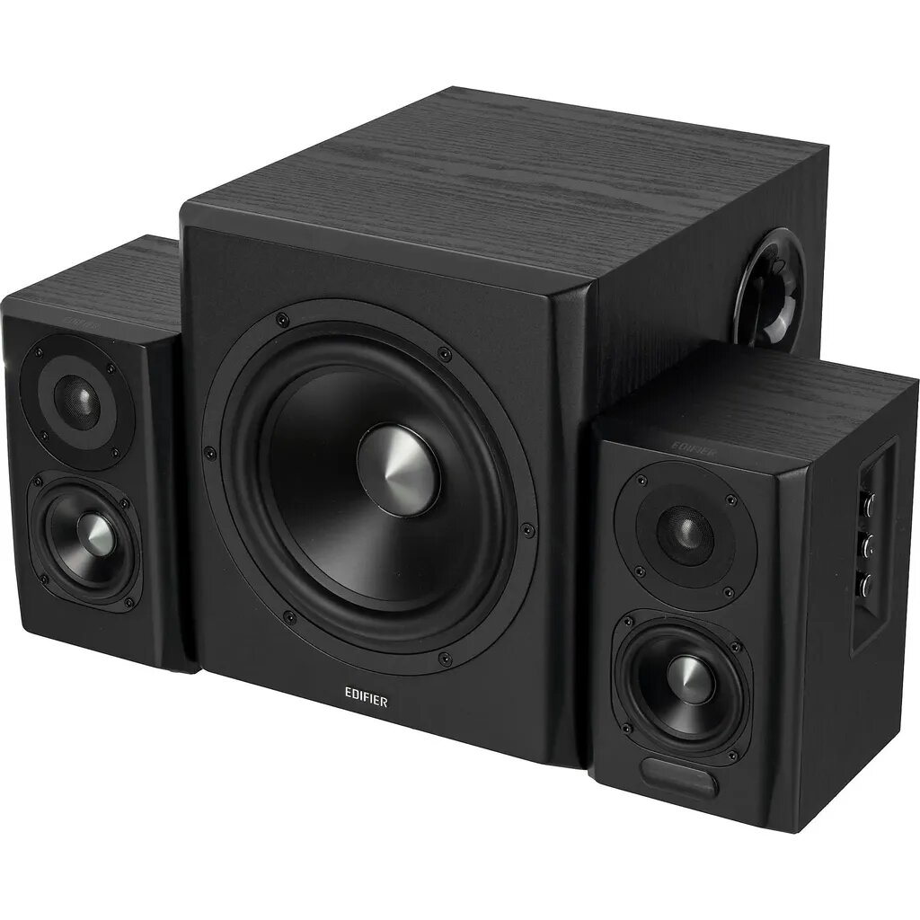 Колонки Edifier S351DB, 2.1, черный [s351db black]