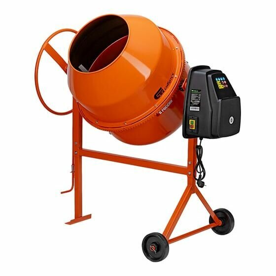 Бетономешалка Сибртех БСН-220 электрич. бар:220л г. р:110л 1000Вт (95515)