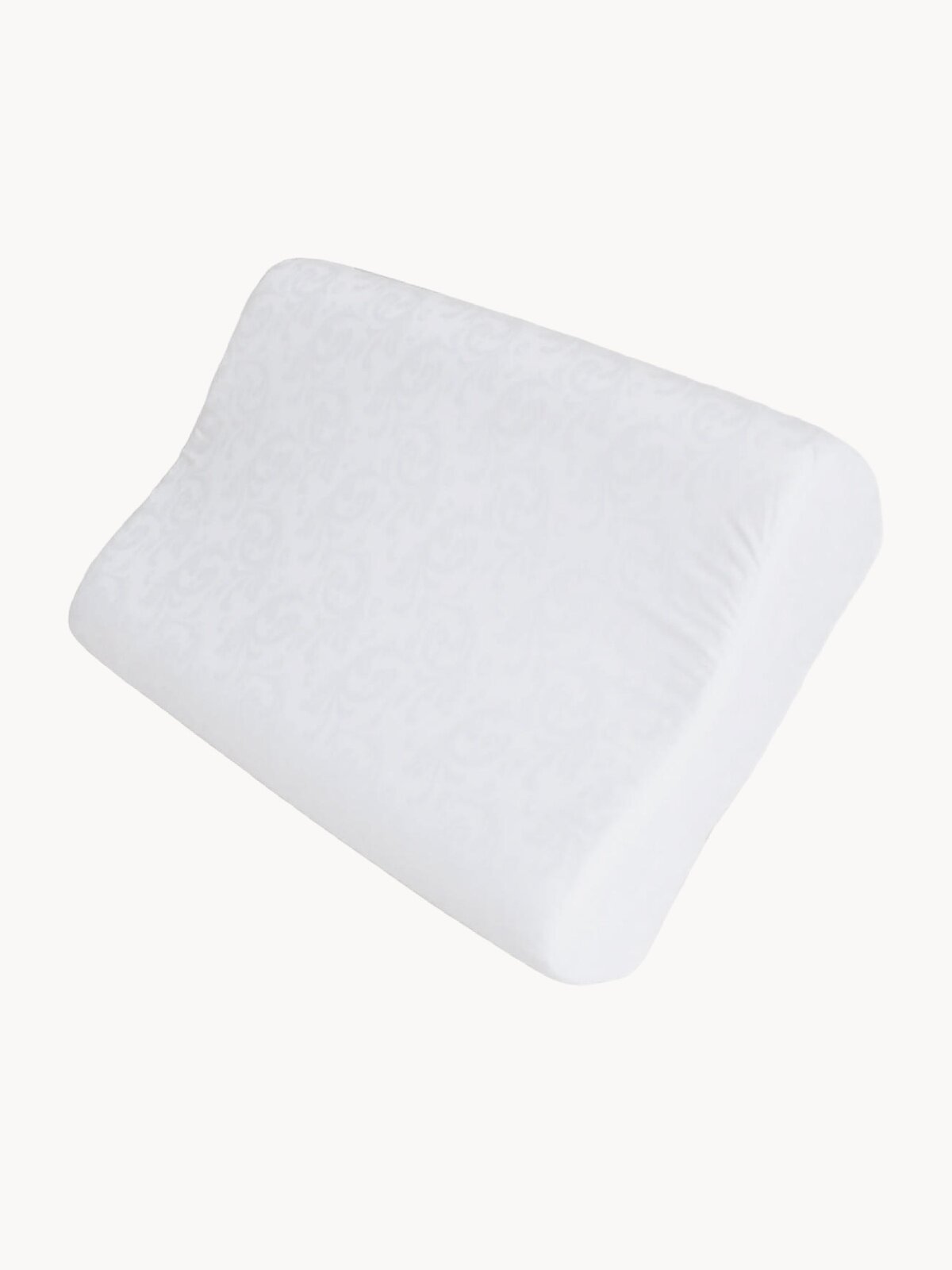 Будет Сон Ортопедическая подушка с эффектом памяти, с двумя валикам 60х40х12/14 см