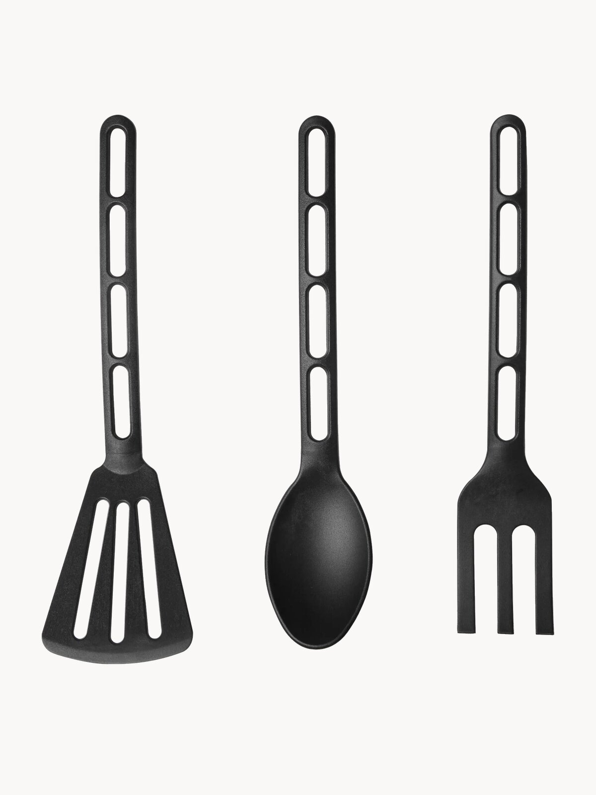 Набор кухонных аксессуаров BEROSSI, пластик, 3 предмета, черный