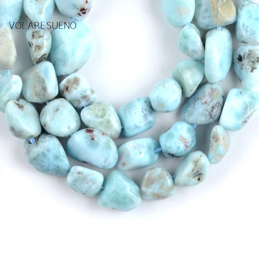 Ларимар бусины Volarsueno 8-10 мм