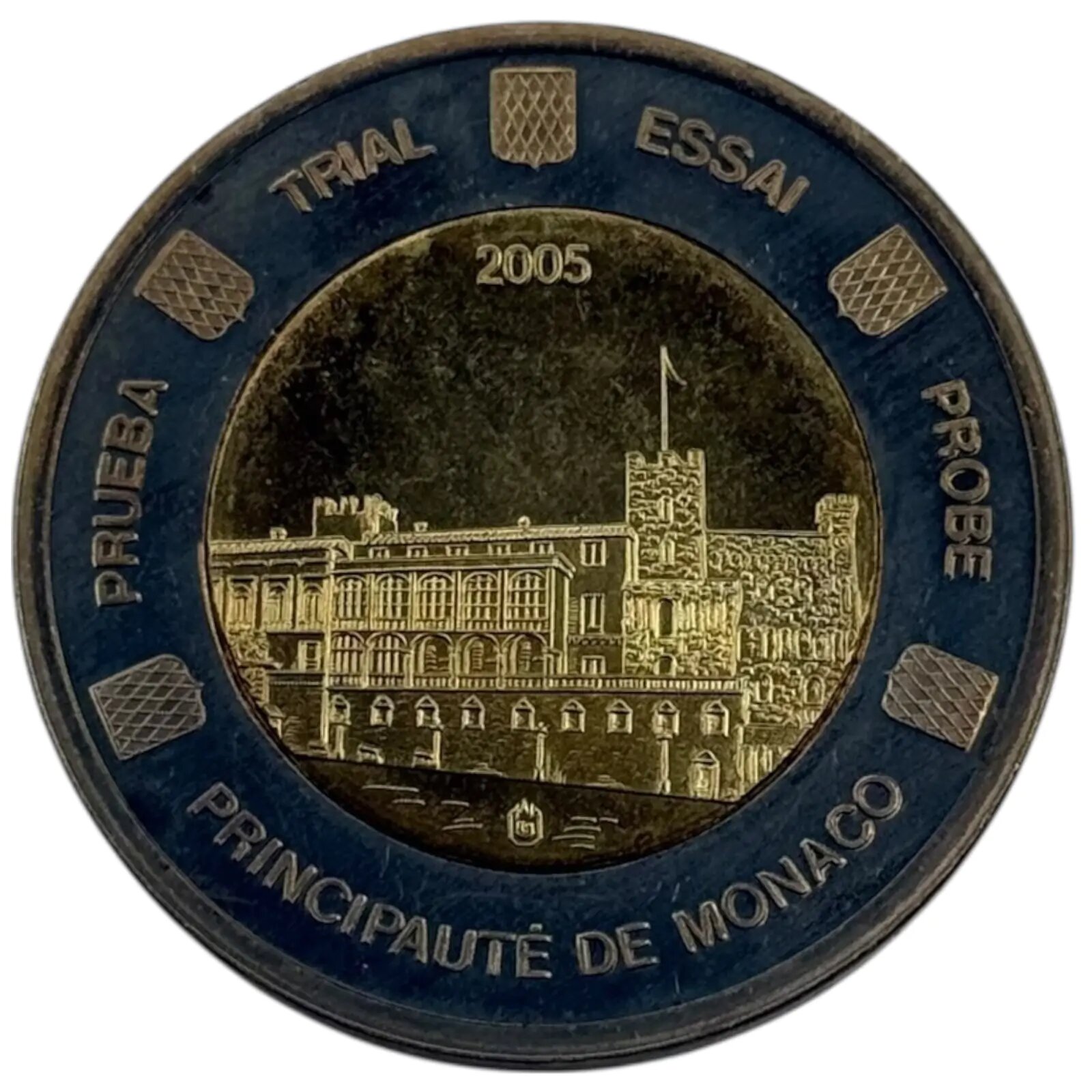 Монако 2 евро 2005 г. (Аллегория Европы) Specimen (Проба)