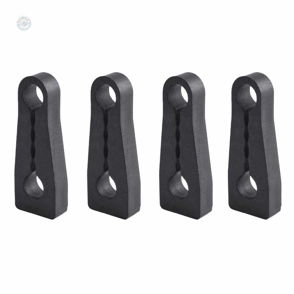 Амортизатор дверного замка автомобиля, шумоподавляющие накладки, резиновый демпфер для тихого закрывания дверей, набор из 4 шт