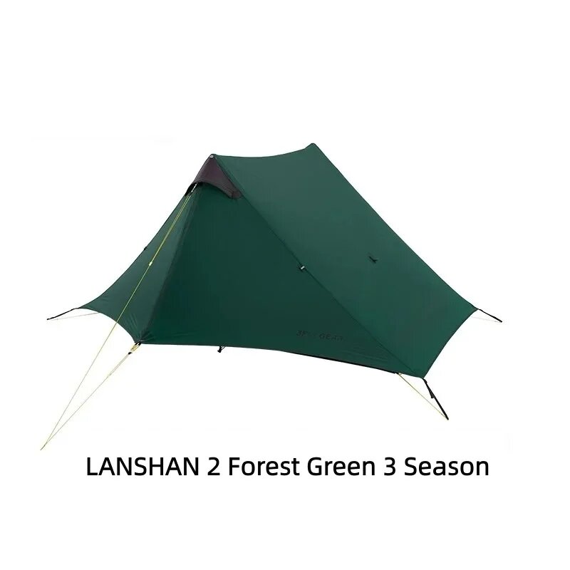 Палатка LanShan 2P Forest Green 3 сезона