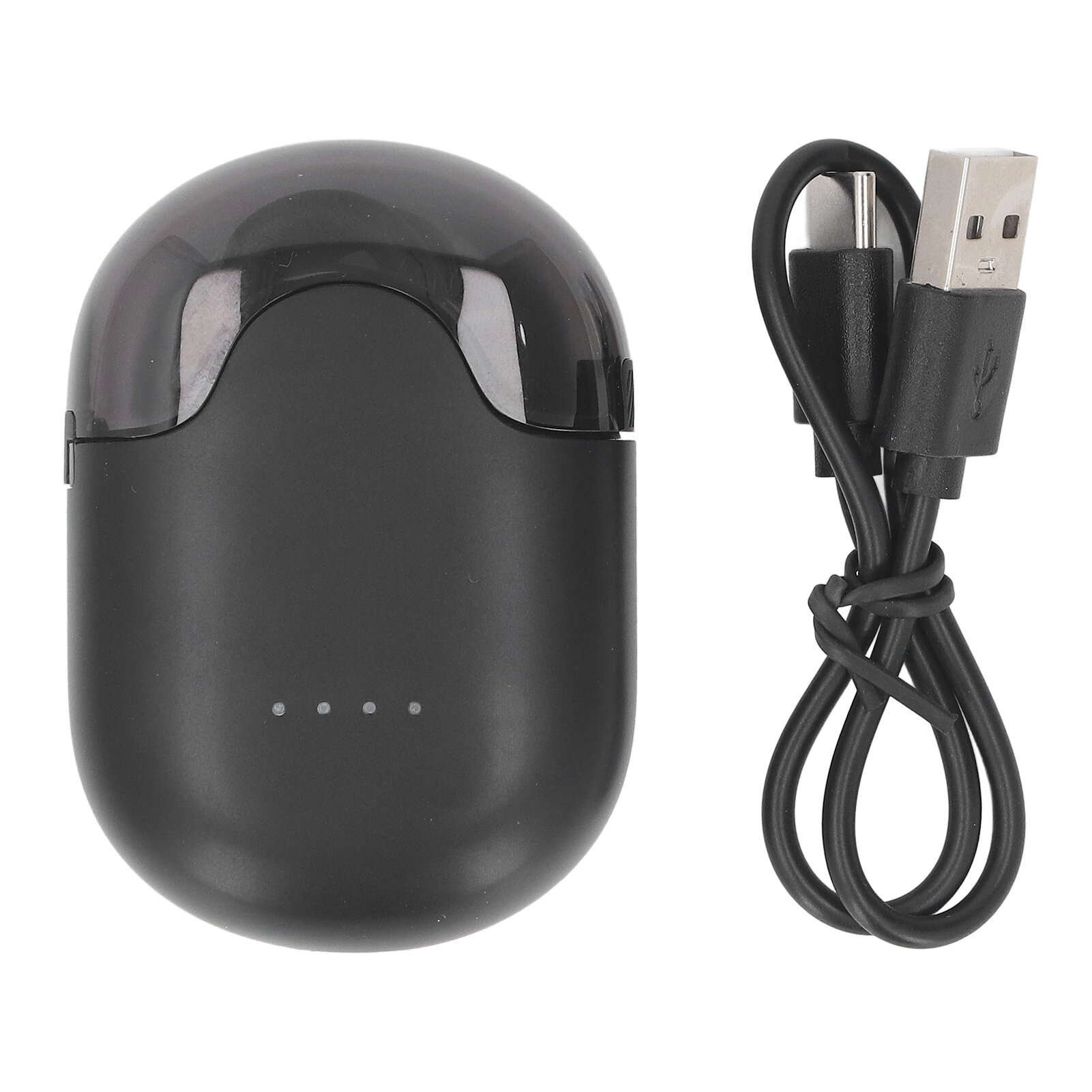 Translator Earbuds 144 Languages Offline Translation Device Music and Calling 5.3 Wireless Earphones with APP for Android Black