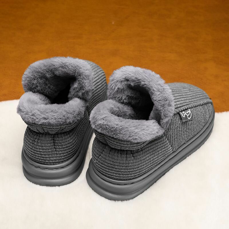 Мужские зимние ботинки из Северо-Восточного Китая, зимние, теплые и морозостойкие, с флисовой подкладкой, на толстой подошве из хлопка, новый стиль 2025 года, можно носить на улице осенью и зимой.