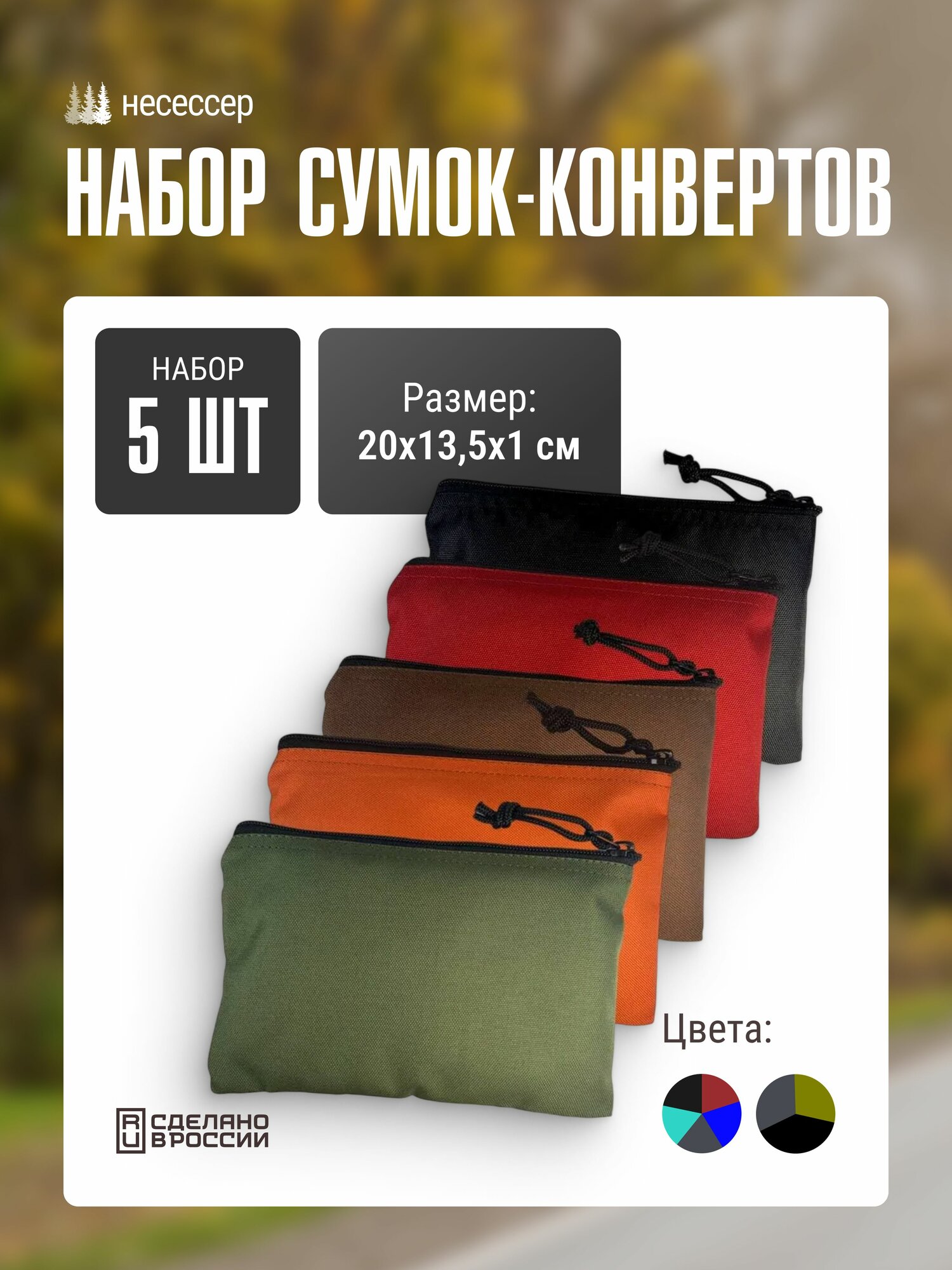 Комплект косметичек