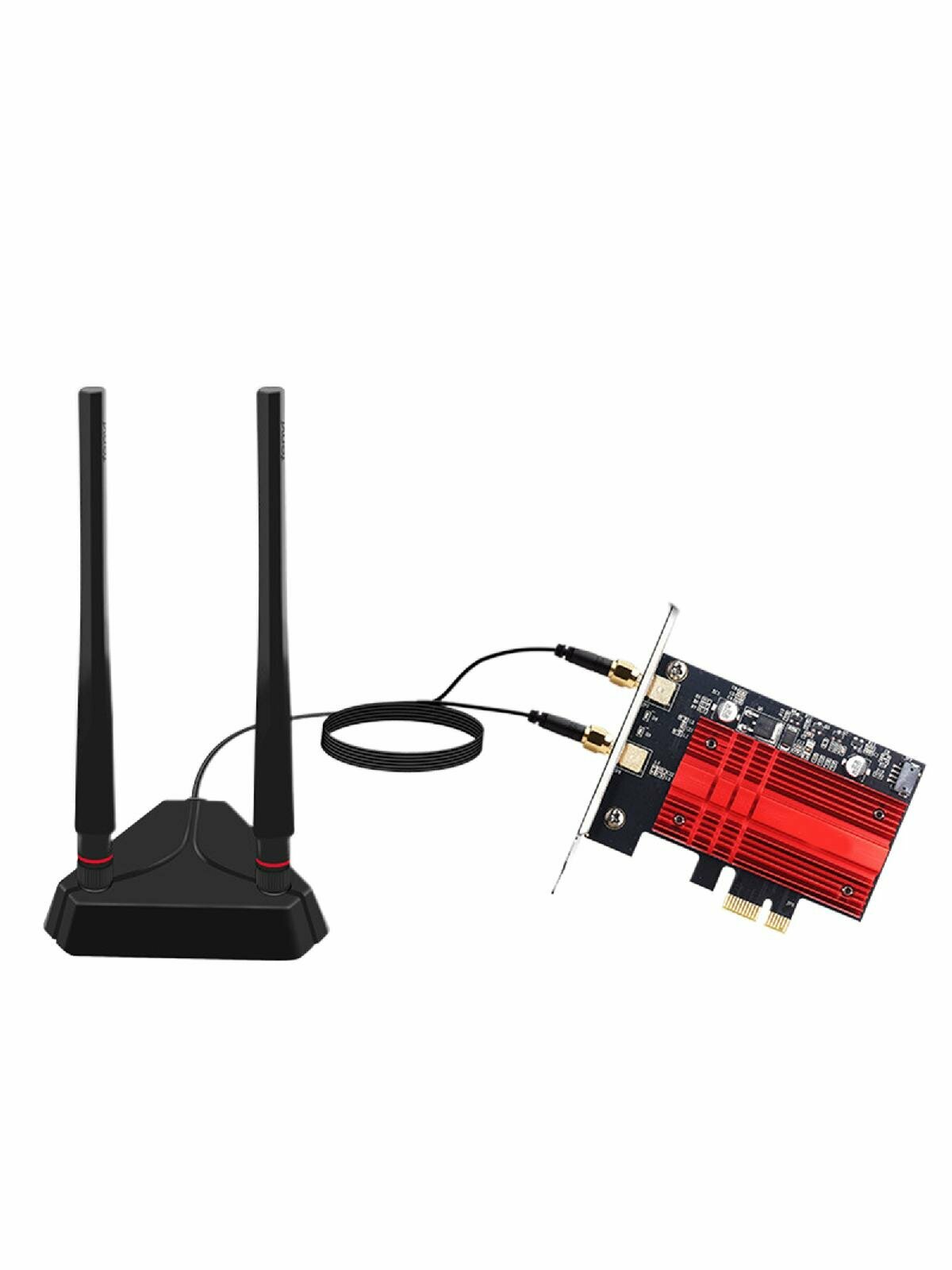 AX200 WiFi 6 PCIe Card Bluetooth-compatible 5.1 PCIe Adapter Dual Band 2400Mbps + 574Mbps 6G 160MHz PCIe WIfi Wlan Card