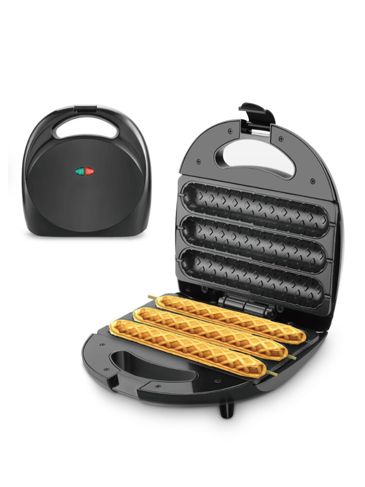 Вафельница для корн-догов, сосисочница, приготовление хот-догов