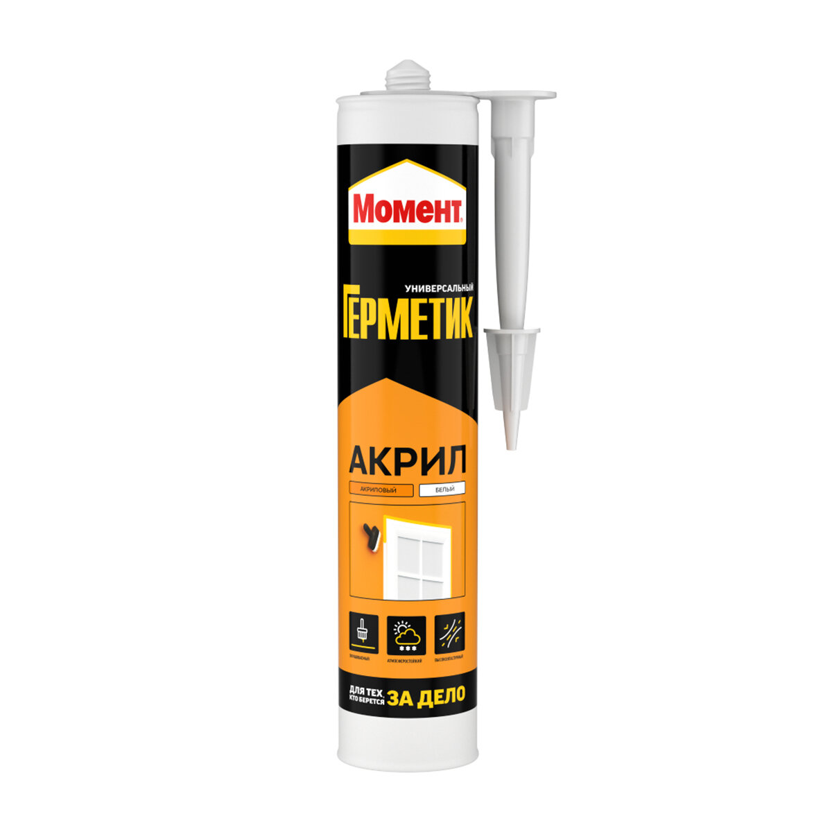 Герметик HENKEL "Момент", акриловый, морозостойкий, 420 г