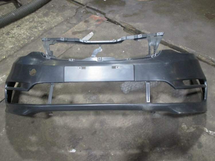 Бампер передний Киа Рио 3 с 2015 по 2017 год 865114Y500 рестайлинг - Sat