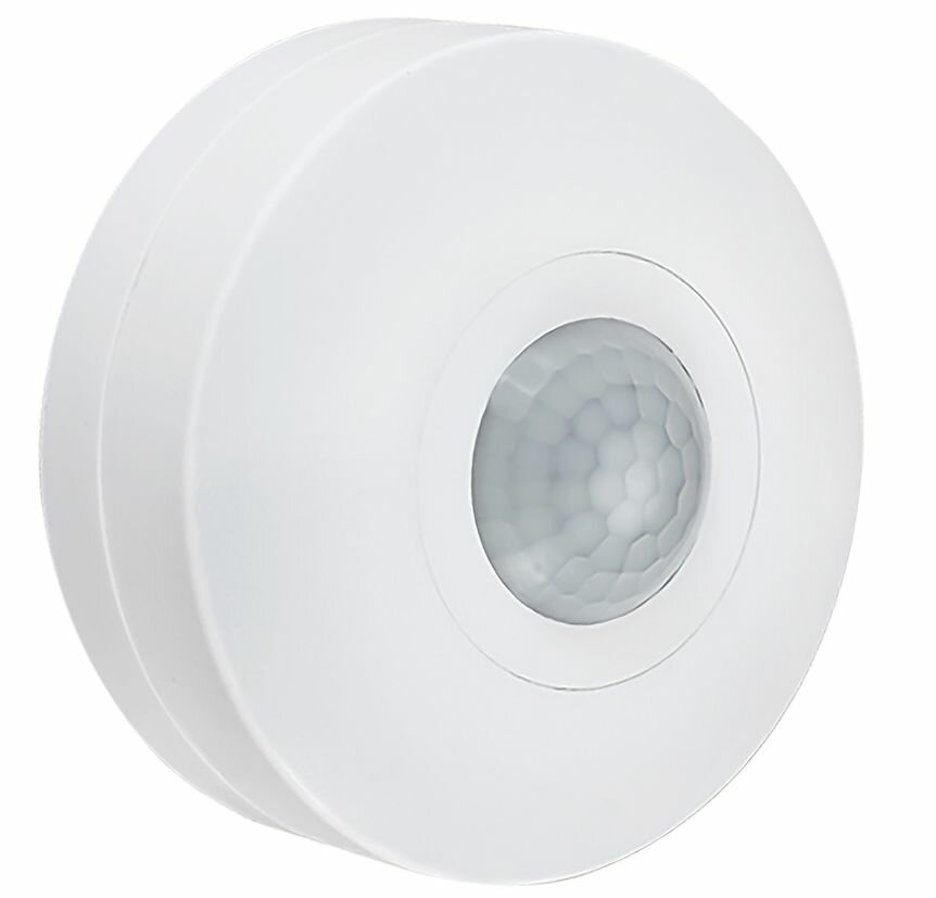Датчик движения IEK ДД 025 белый, 1200Вт, 360 гр, 6М, IP20