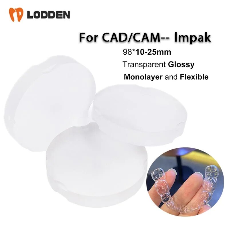 Lodden Прозрачный блок ПММА 98*10-25 мм Monolayer 98x18mm