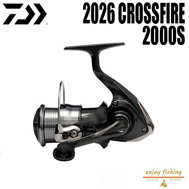 2026 Daiwa Crossfire LT2000S катушка для спиннинга легкий корпус плавный ход высокая надежность