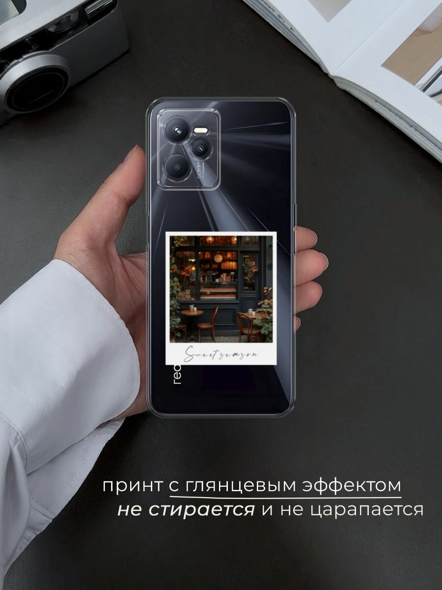 Силиконовый чехол на Realme C35 / Реалми C35 с принтом Sweet season — фото 1