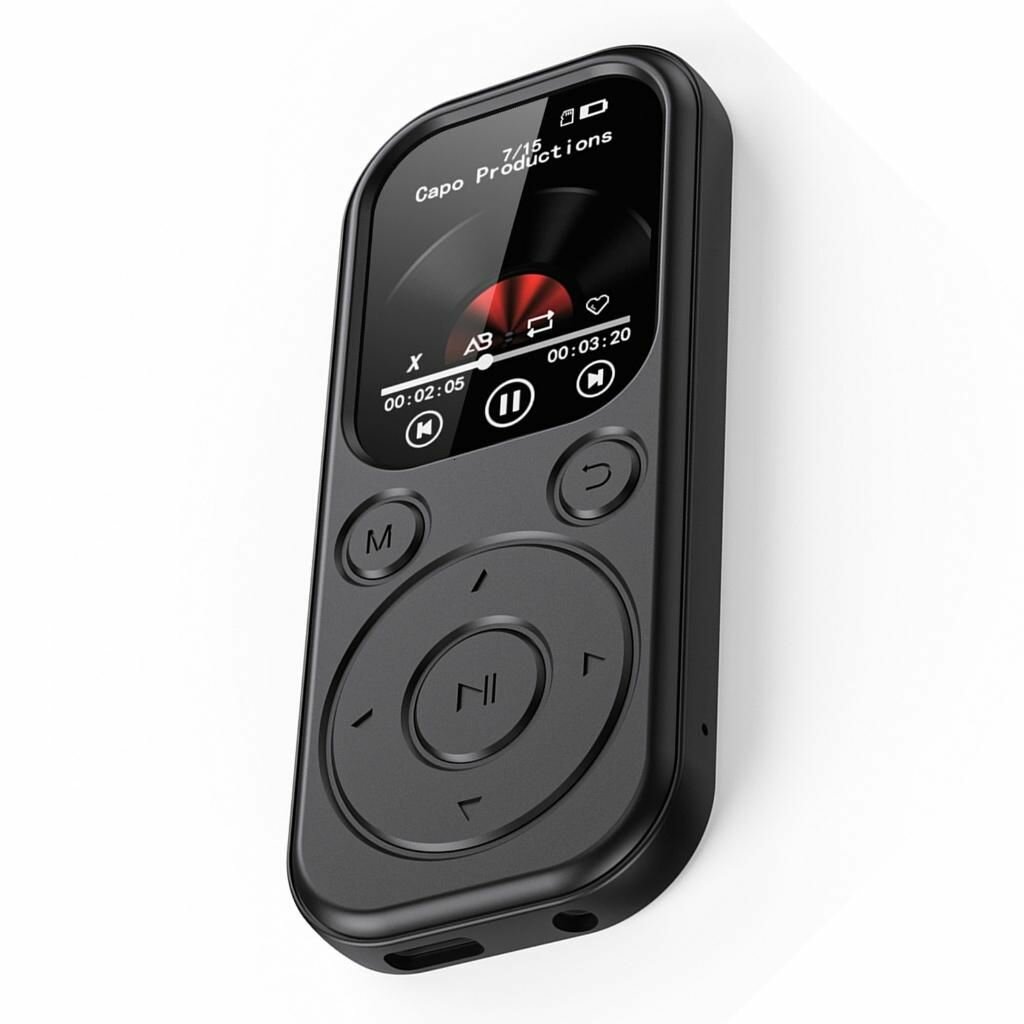 MP3-плеер с Bluetooth и Type-C, Черный