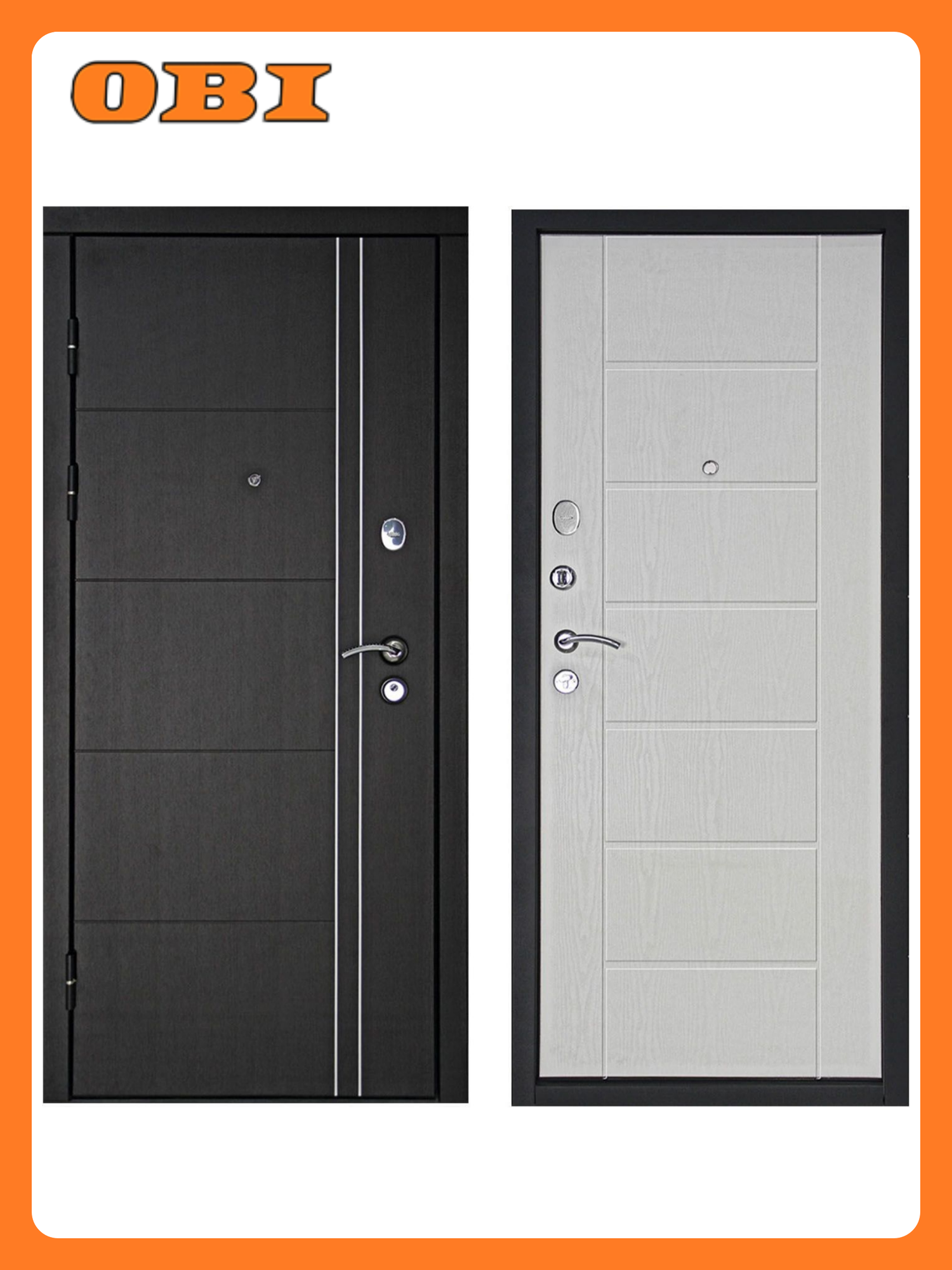 Дверь металлическая Дверной континет Теплолюкс белое дерево 86х205 см, правая