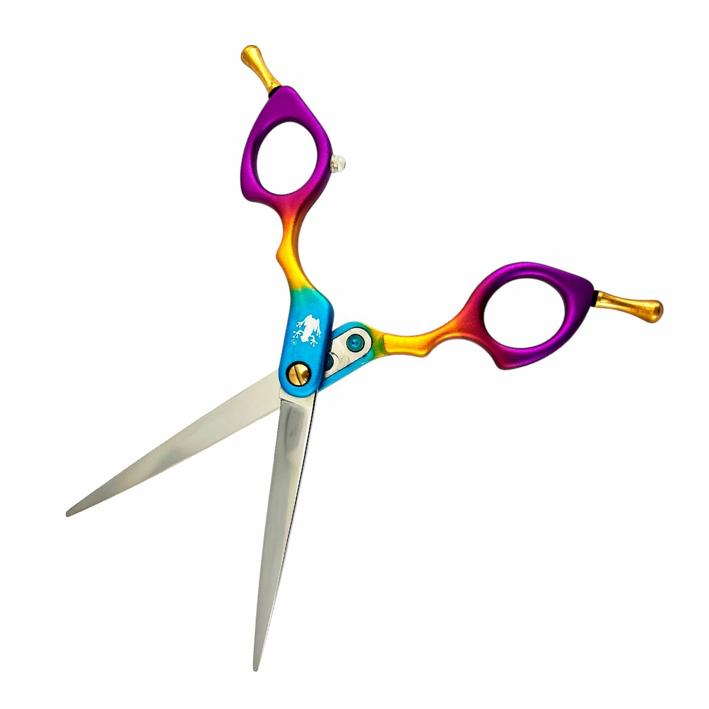 Ножницы прямые для стрижек в азиатском стиле Dimi Korean Style DAS6.0 Rainbow