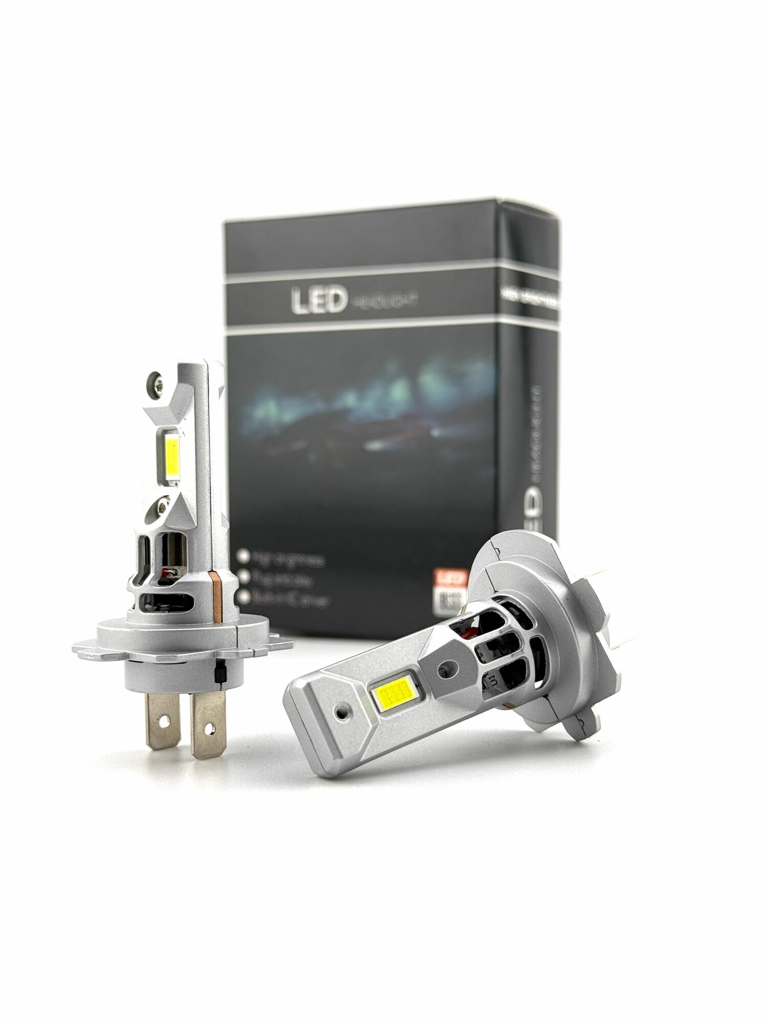 Светодиодные лампы H7 для Kia Optima (2015-2025) 4 пок / Дальний свет (Фары ксенон)