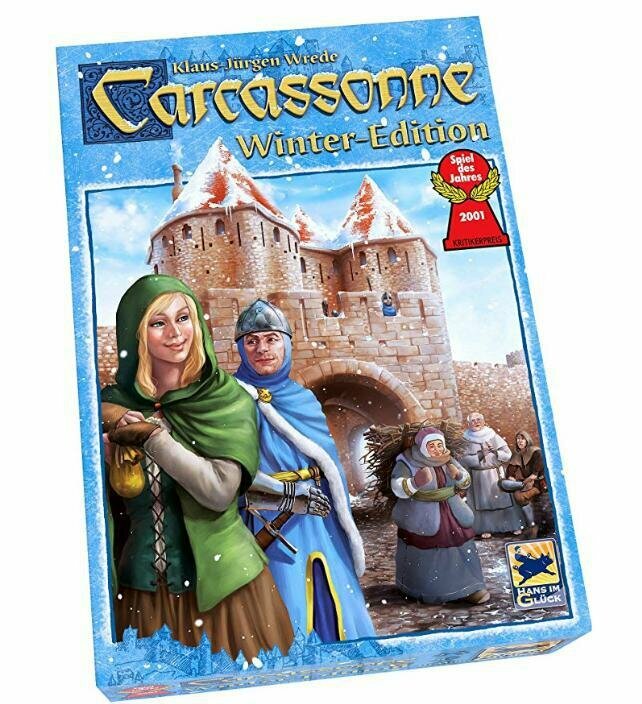 Каркассон Зима Семейные карточные игры Таро