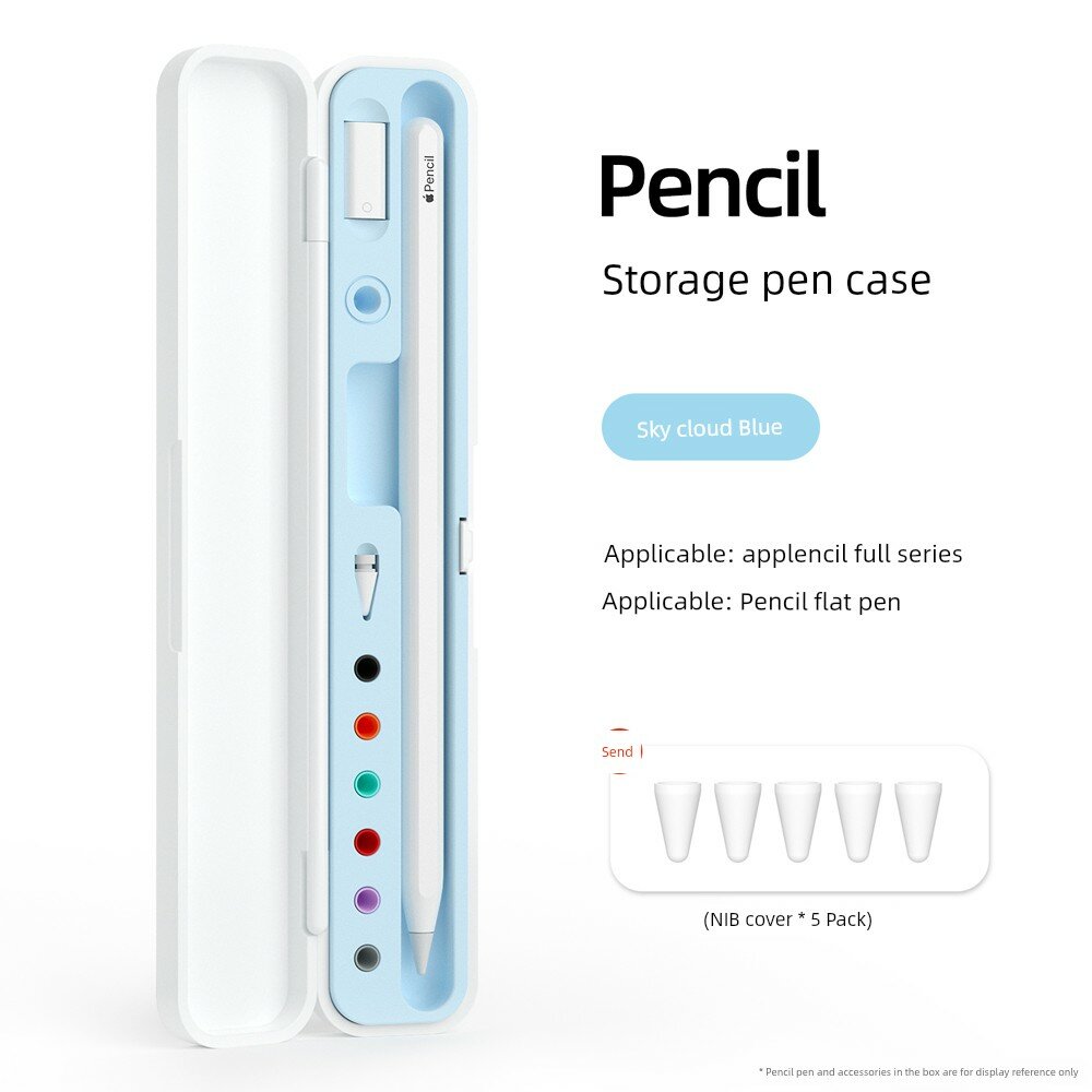 Чехол для стилуса Apple Pencil 1 и 2 поколения, Силиконовая подложка, кейс для стилуса