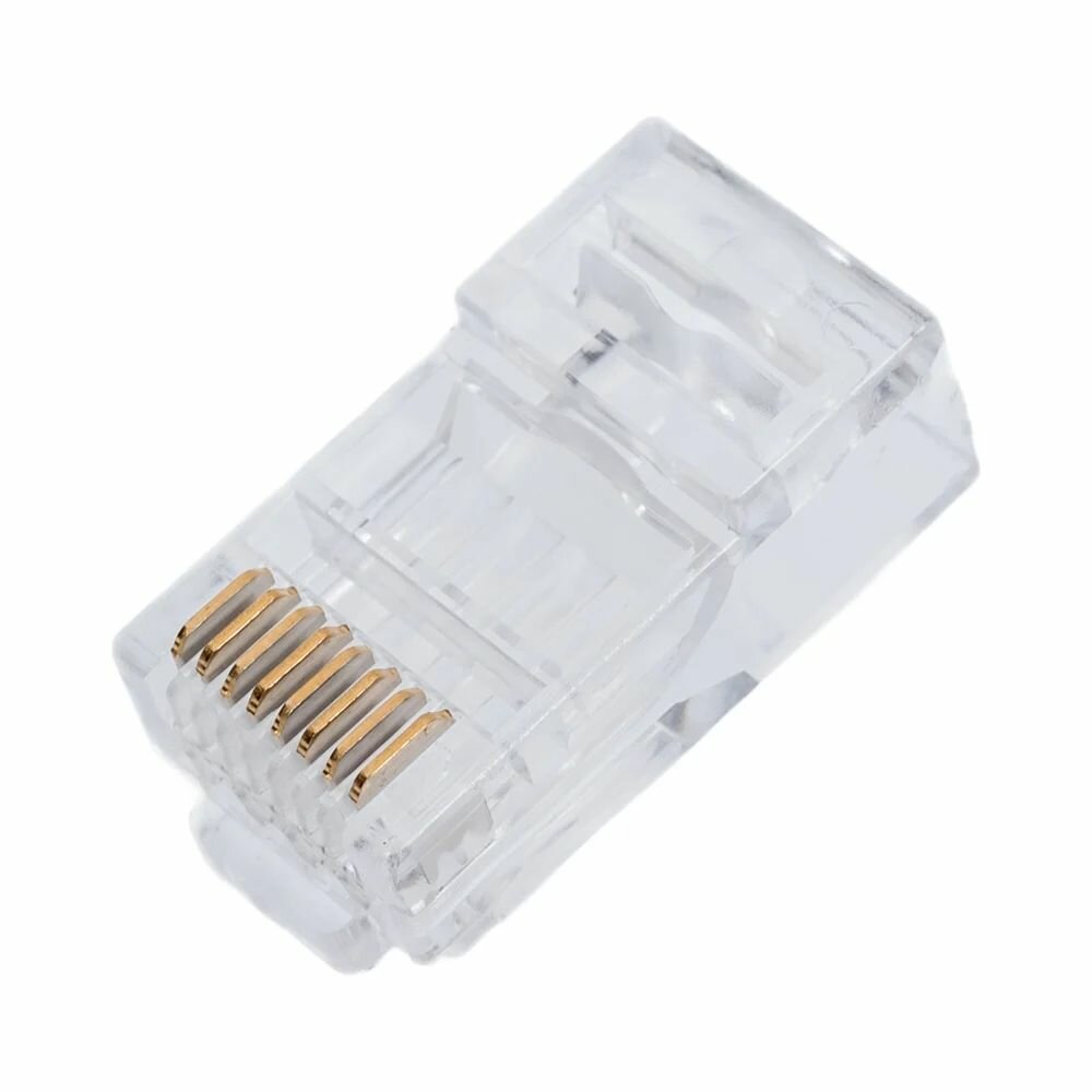 Коннектор для одножильного и многожильного кабеля для проводников Cabeus 8P8C-C6(1.20)-FC