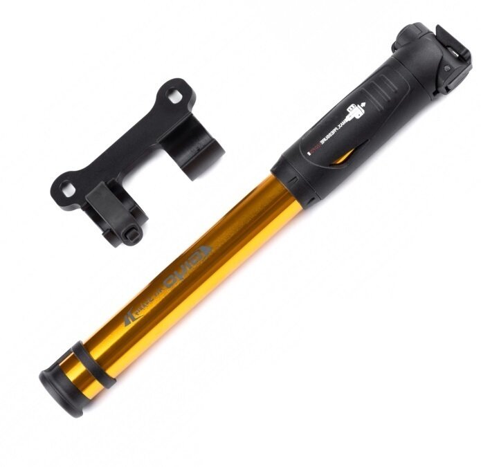 Насос для велосипеда GIYO GP-87T с выдвижным шлангом 120 PSI Т-образная ручка универсальный клапан AV/FV/DV алюминиевый