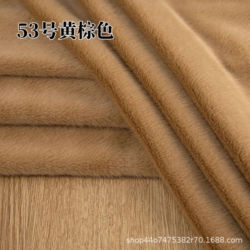 Искусственный мех норки 5 мм, ткань для рукоделия 0.5 м 100x50cm, 46