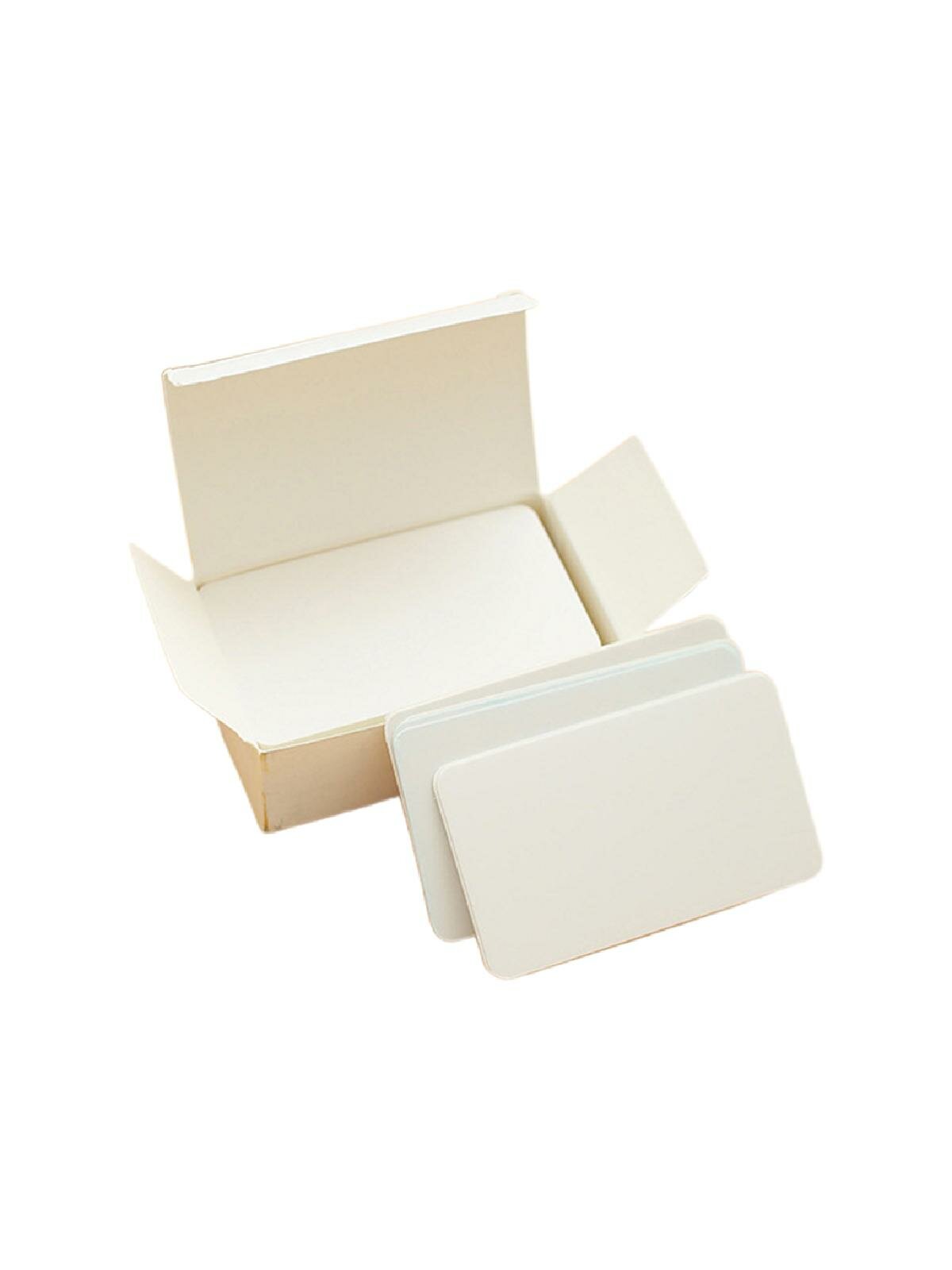 100 шт маленькие мини визитки пустым название ноты картона DIY подарочные карты слово