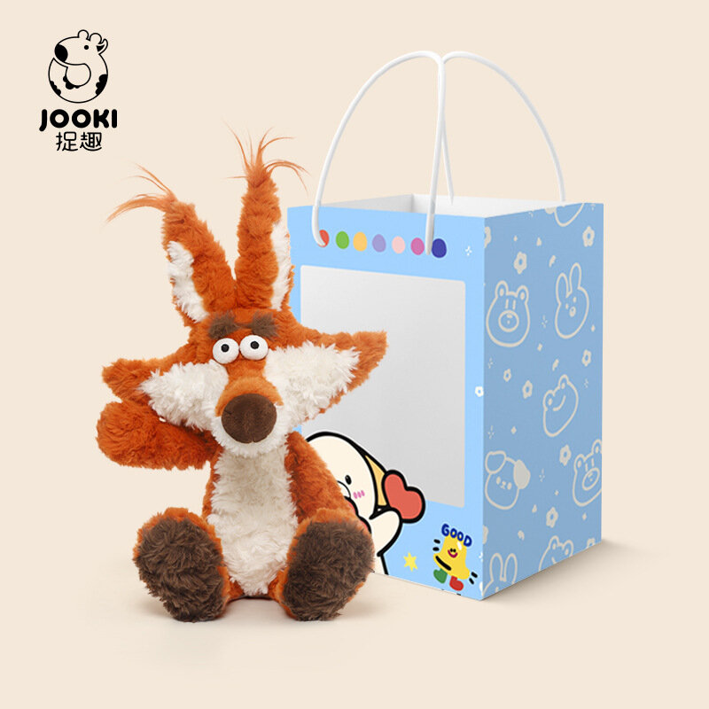 Забавная плюшевая игрушка Фокс Уэйн, милая кукла, подушка для сна, компаньон, подарок на день рождения для девочки