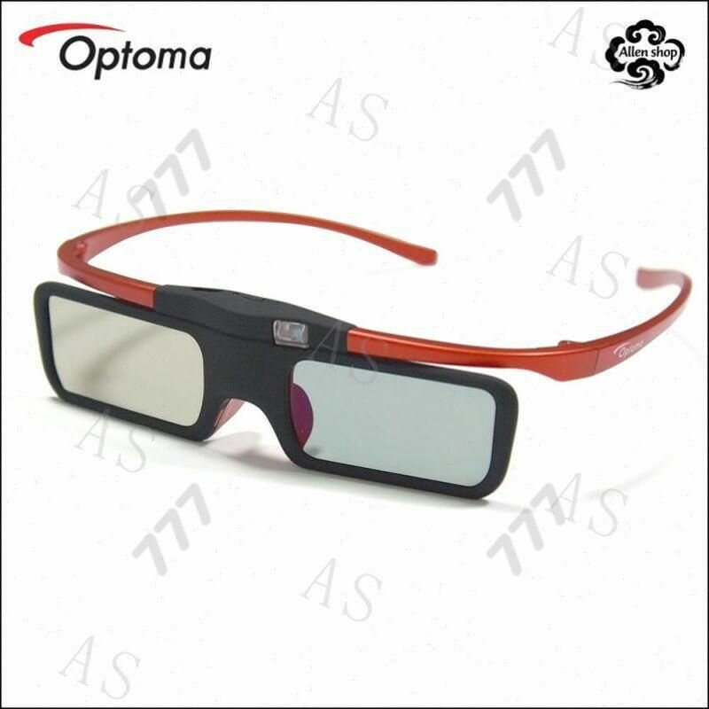 3D-очки с активным затвором для проекторов BenQ Acer Optoma JmGo Xiaomi Перезаряжаемые красные и черные1