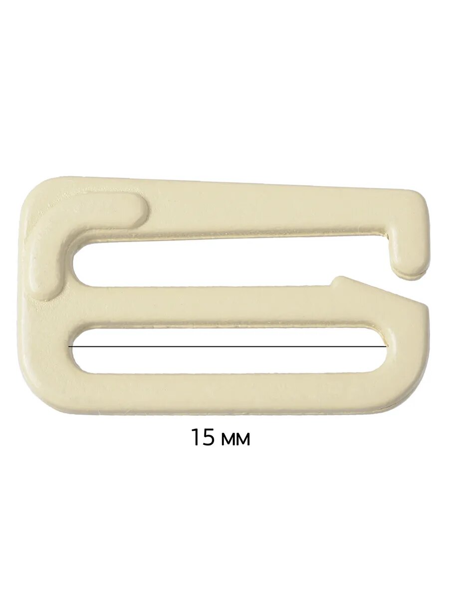 Крючок для бюстгальтера 14,4 мм металл 50шт