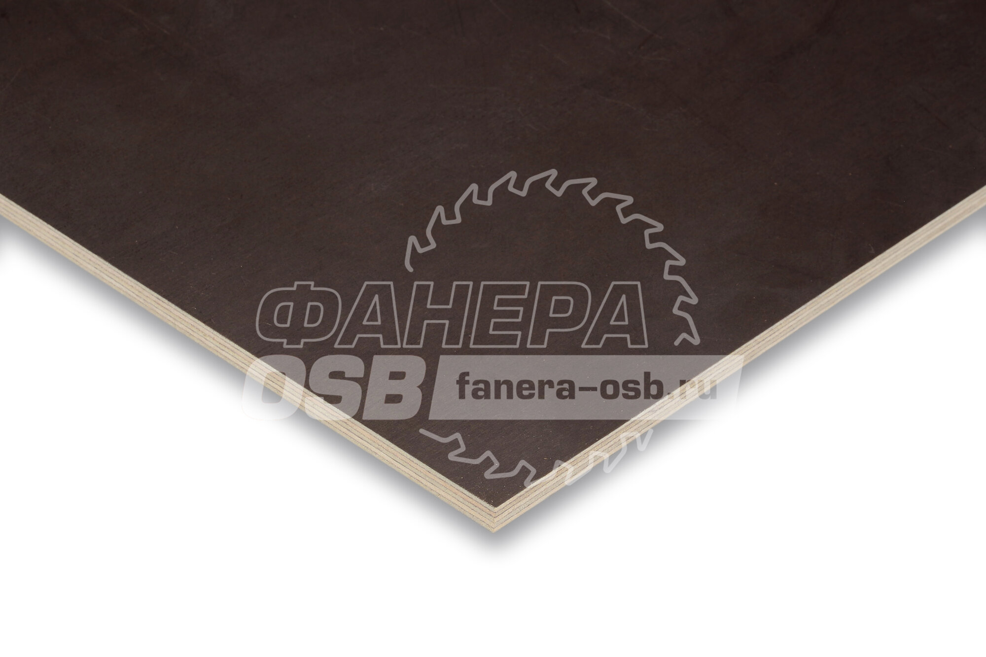 Фанера ламинированная 6мм 2440х1220мм сорт 1/1 гладкая ламинация с двух сторон